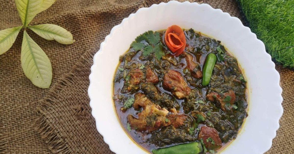 Palak Gosht/Mutton Spinach Recipe by Rehana Wasim - Cookpad