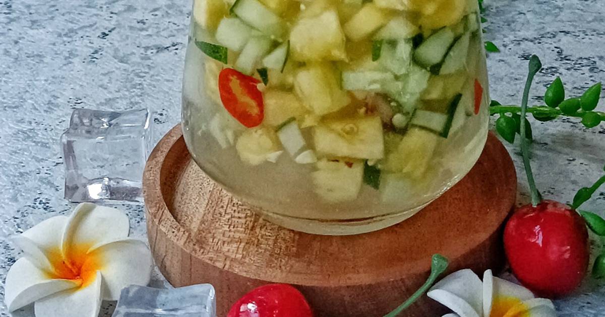 Resep Rujak Timun Nanas oleh Nindaummuzia - Cookpad