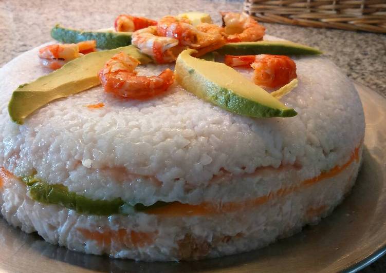 Pastel de sushi Receta de anna maria- Cookpad