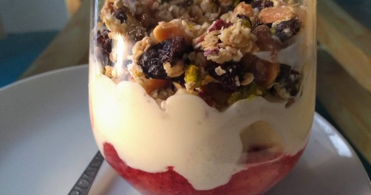 Postre de mora con crema de leche - 23 recetas caseras- Cookpad