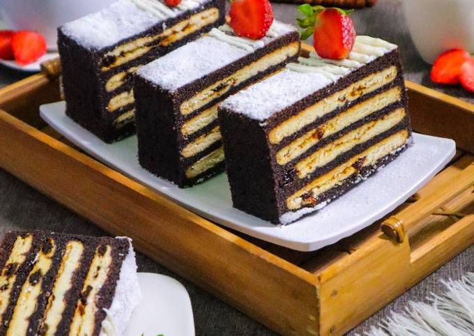 Resep Bolu ketan layer sultana cookies oleh Ani Kusuma - Cookpad