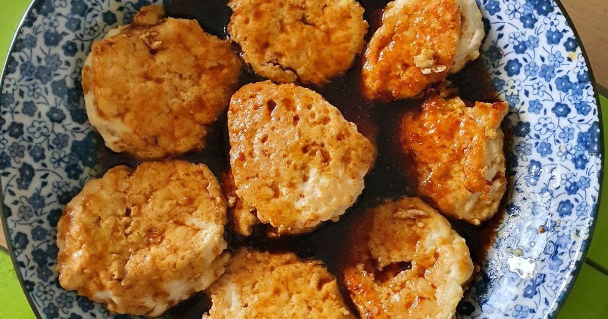 Minced Meat Tofu Patty Recipe By Cally