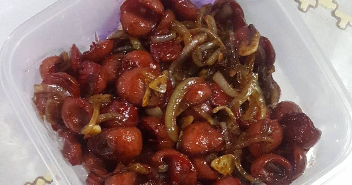 Resep sosis saos teriyaki rumahan enak dan mudah - Cookpad