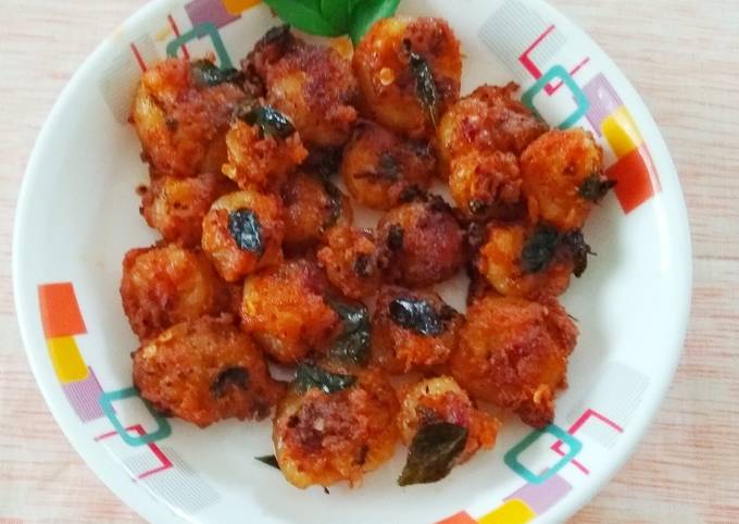 Nadan Chemmeen Fry Recipe by Rekha Unni - Cookpad