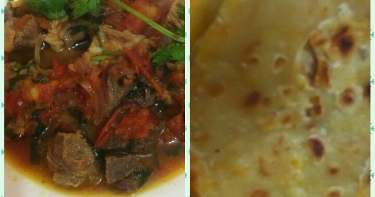Carrot Chapati With Beef Curry Recipe by lilianah tiffancy - Cookpad