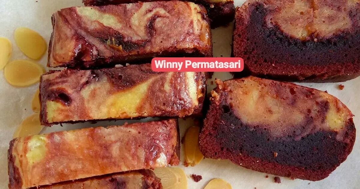 Resep Red Velvet Brownies Cream Cheese oleh Winny Yus Permatasari - Cookpad