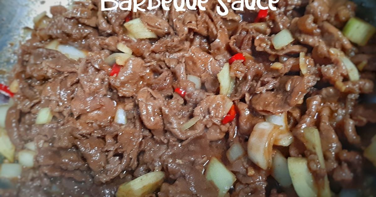 Resep daging slice bbq sauce rumahan enak dan mudah - Cookpad