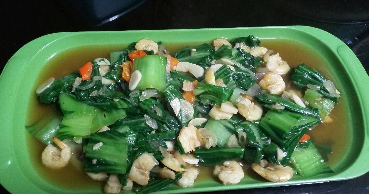42 resep cah baby sawi udang enak dan mudah - Cookpad
