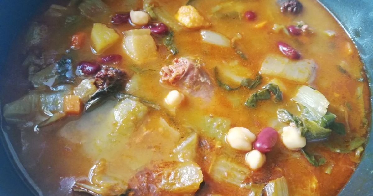 Potaje De Berza Gitana Con Su 'Pringá' 💃🏼🍲 Receta de María José MR 👨‍👩‍👧