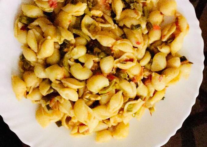 Shell Macaroni Recipe by Zobia Sajjad - Cookpad