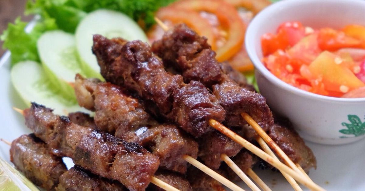 Resep sate sapi juicy dan empuk: Rasa gurih manis berempah