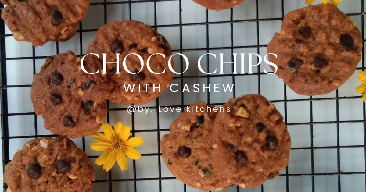 Resep Chocochips Mete Cookies oleh andri yanti - Cookpad