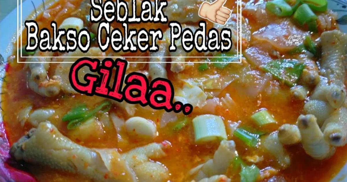 1.891 resep cara buat ceker pentol pedas enak dan mudah - Cookpad
