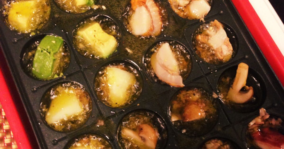 Easy And Fun Takoyaki Pan Ajillo (Spanish Garlic Oil Tapas) Recipe By ...