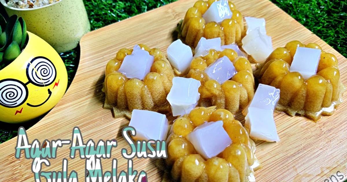Resipi Agar-Agar Susu Gula Melaka oleh RH Kitchens - Cookpad