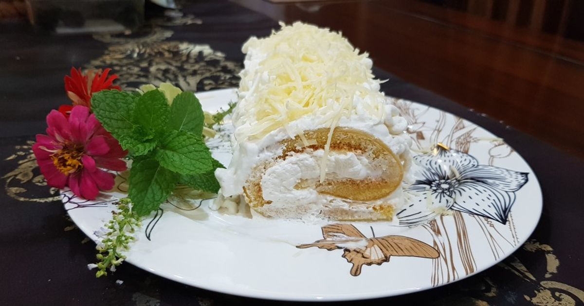 Resep Ketogenic Roll Cheese Cake oleh Yunika Mommy Zakeerey - Cookpad