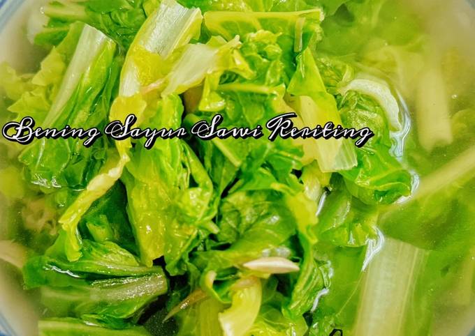 Resep Bening Sayur Sawi Keriting oleh Bundadari - Cookpad
