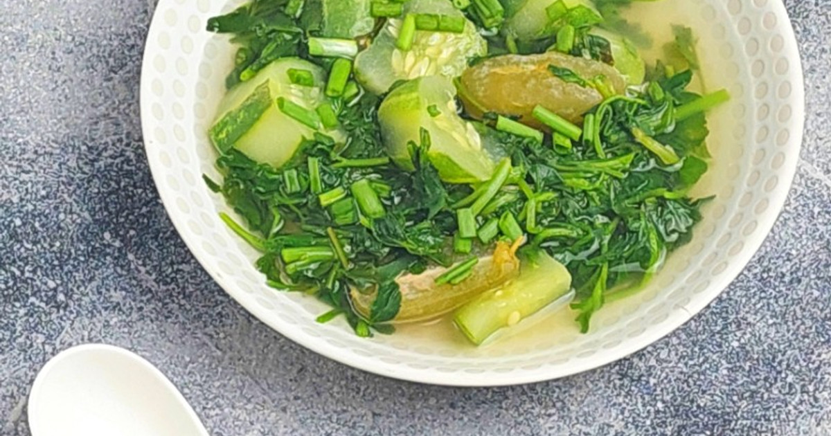 Resep Sayur Asem Selada Air Dan Timun oleh elvira Agustina - Cookpad