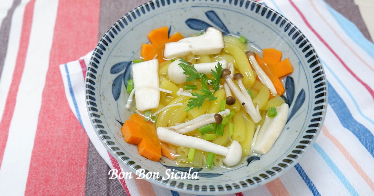 Cách Làm Món Nui Nấu Nấm Chay của Bòn Bon - Cookpad