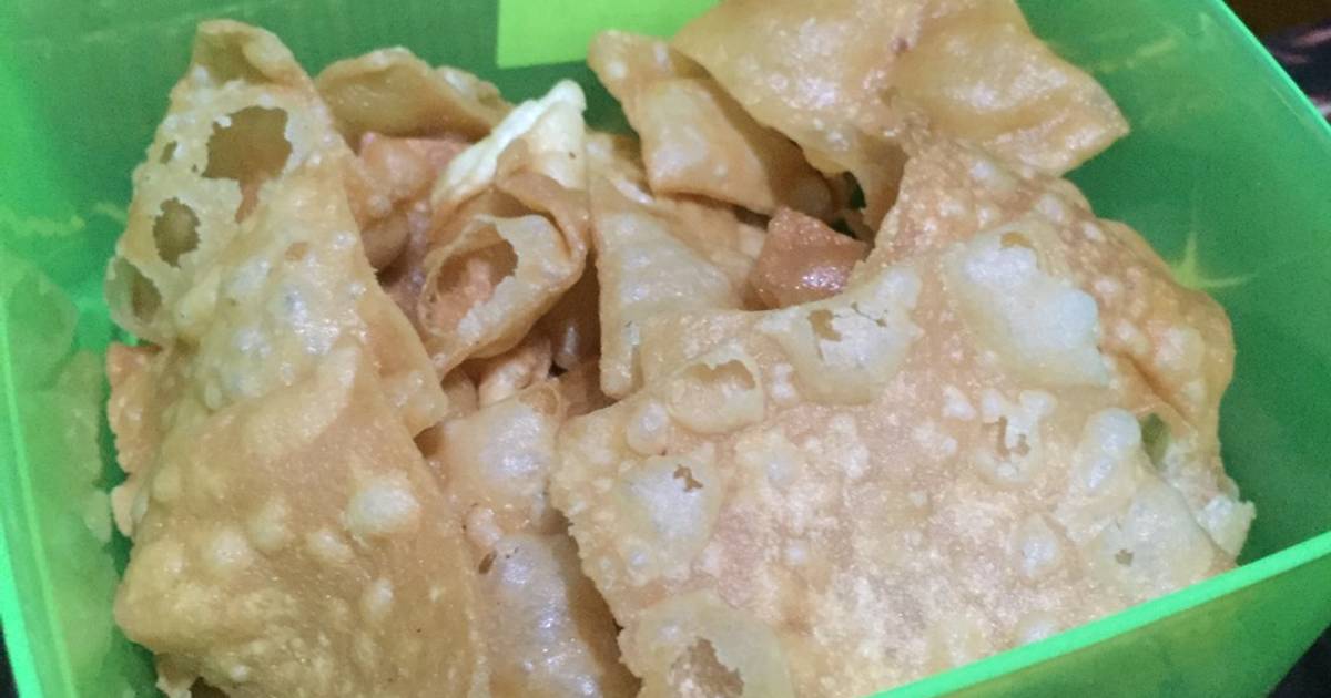 119 resep keripik pangsit crispy enak dan sederhana - Cookpad