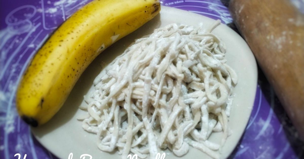 Resep Homemade Banana Noodles oleh Anik P@won Qulo - Cookpad