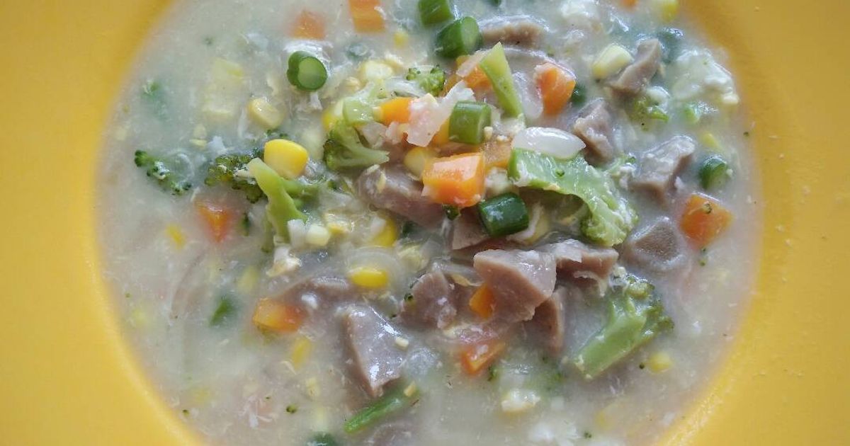 Resep sup krim jagung bakso rumahan enak dan mudah - Cookpad