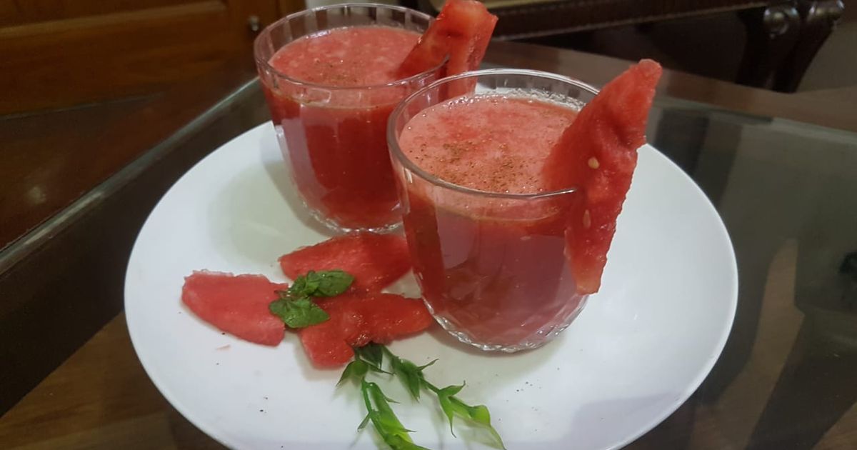 Watermalon Juice Recipe by Humaira Saleem - Cookpad
