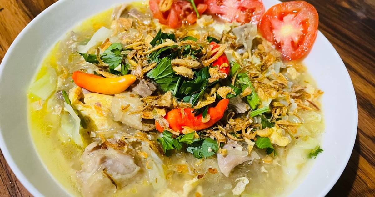 Resep Mie lethek godhog ayam kampung oleh jeng hayoone - Cookpad