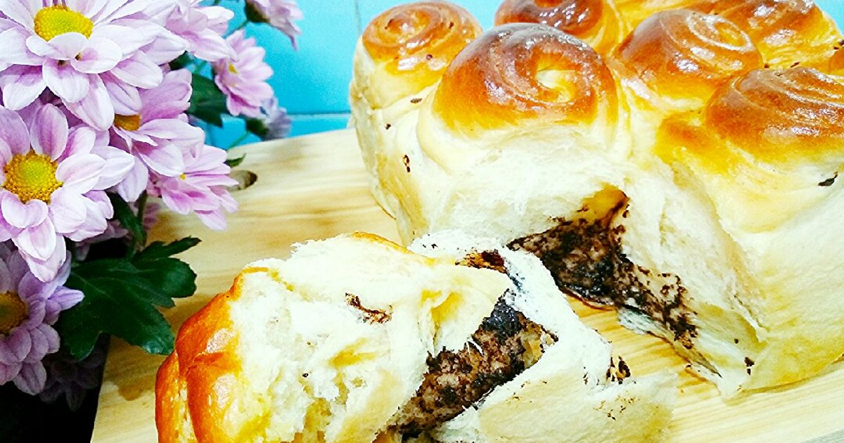 Resep Roti Sobek Cokelat Super Lembut 1 Kali Proofing oleh Uli's Kitchen - Cookpad