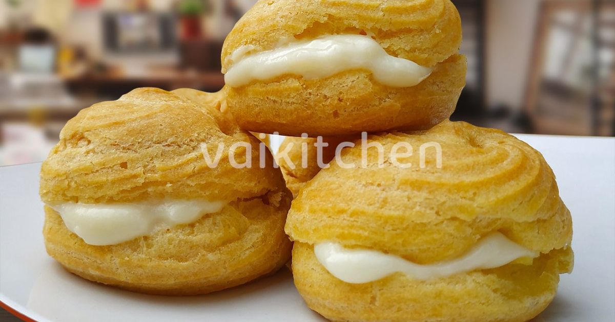 Resep Kue Sus Isi Vla Tanpa Rhum/Choux Puffs oleh vaikitchen - Cookpad