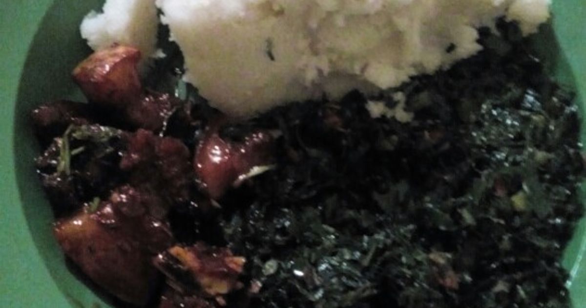 Ugali Skuma With Soy Honey Pork Recipe by Eve - Cookpad