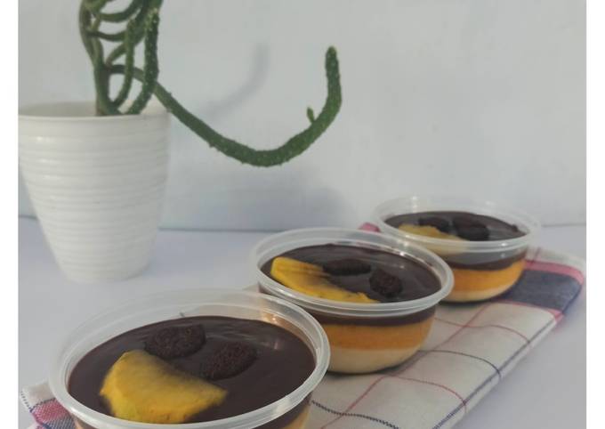 Resep Oreo Mango Dessert Box oleh Lilis Nur - Cookpad