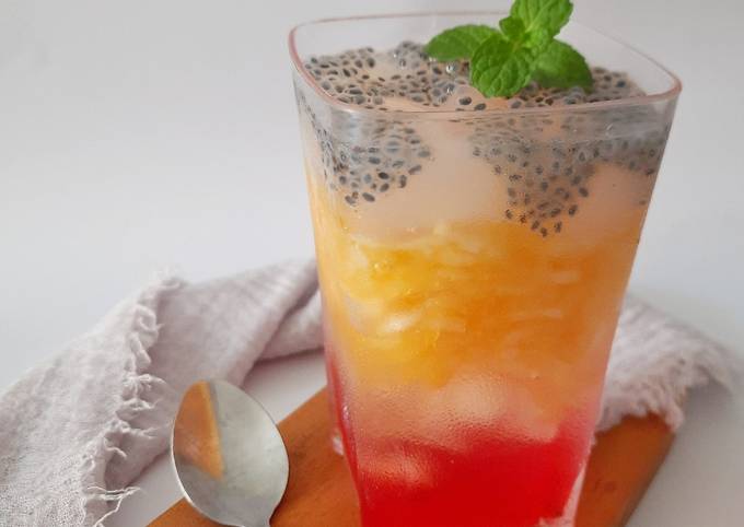 Resep 1005. Es Blewah Nata de Coco oleh Dapur Ibuk Kayana - Cookpad