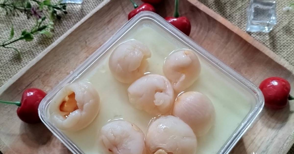 Resep Puding Almond Lychee oleh Ferasty - Cookpad