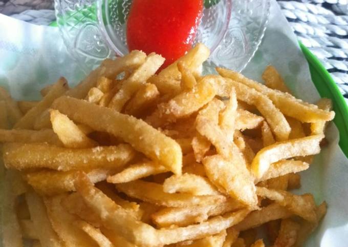 Resep Kentang Goreng Renyah dan Gurih oleh Wulandari - Cookpad
