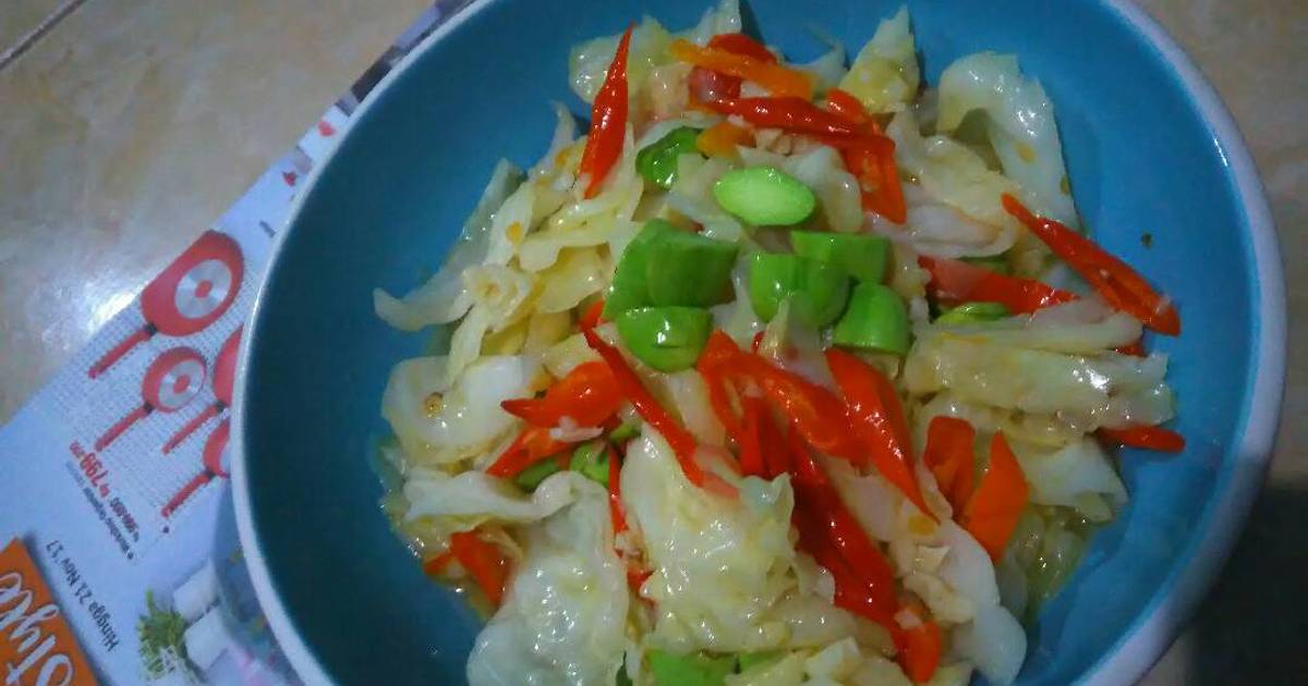 Resep Tumis kol pete sederhana oleh Dini Nurdiyani - Cookpad