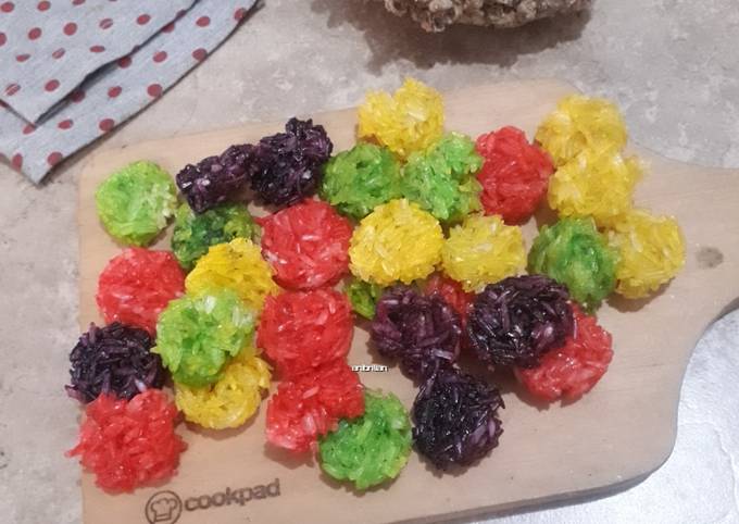 Resep Rengginang mini rainbow oleh Ani Brilian - Cookpad