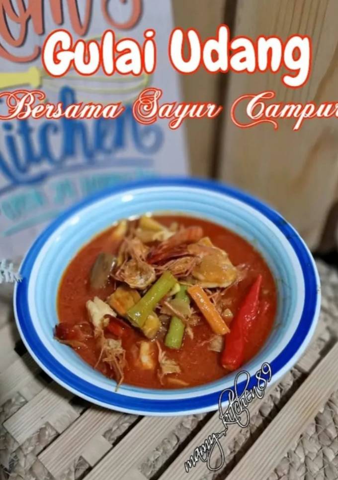 Resipi Gulai Udang oleh mamy_kitchen89 - Cookpad