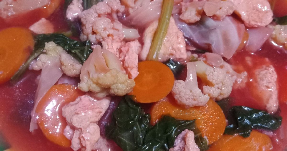 Resep Capcay Kuah Saos Merah oleh wiwik hendRiani - Cookpad