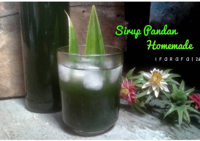 Resep 04. Sirup Pandan Homemade - Es Sirup Pandan #KamisMANIS oleh ...