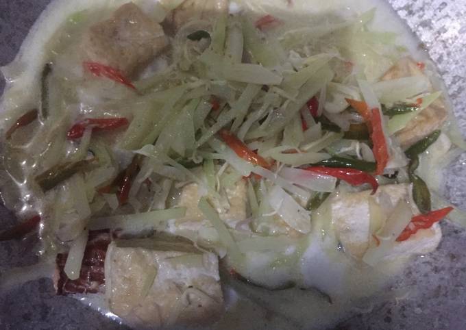 Resep Kara Labu siam tahu putih cabe ijo oleh ana andieni - Cookpad