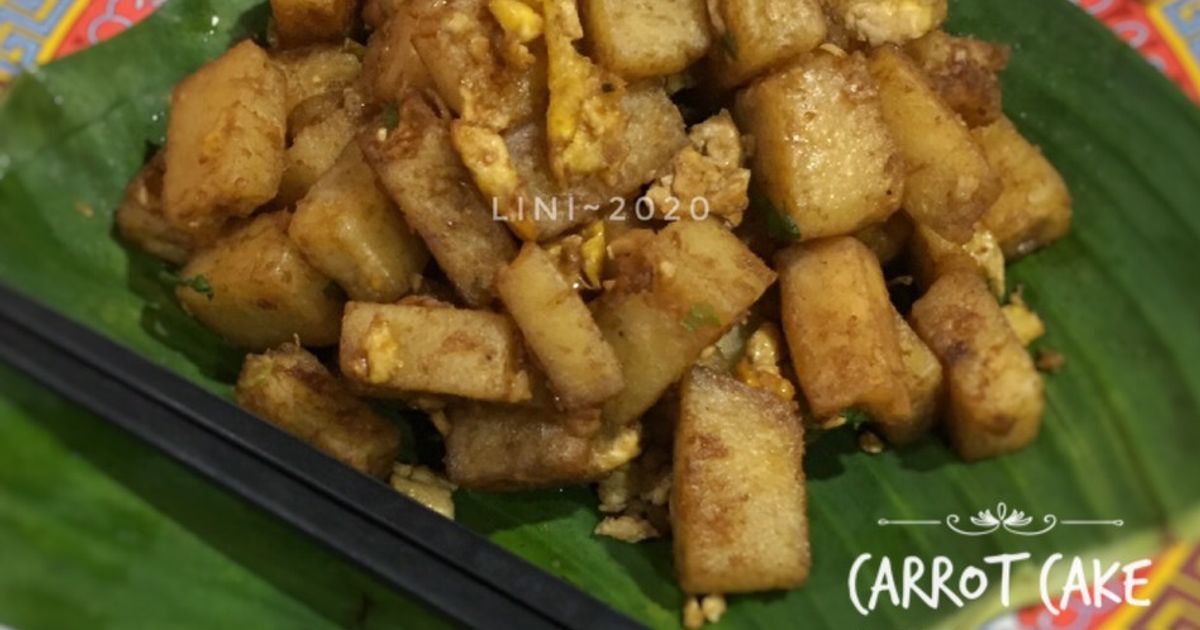 Resep Carrot Cake Singapore Kue Lobak Goreng Fried Carrot Cake oleh ...
