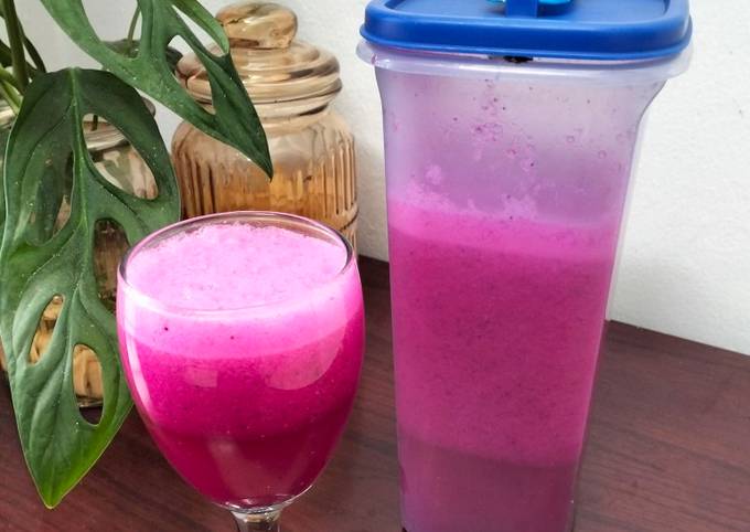 Resep Jus buah naga oleh Pradita's Food - Cookpad