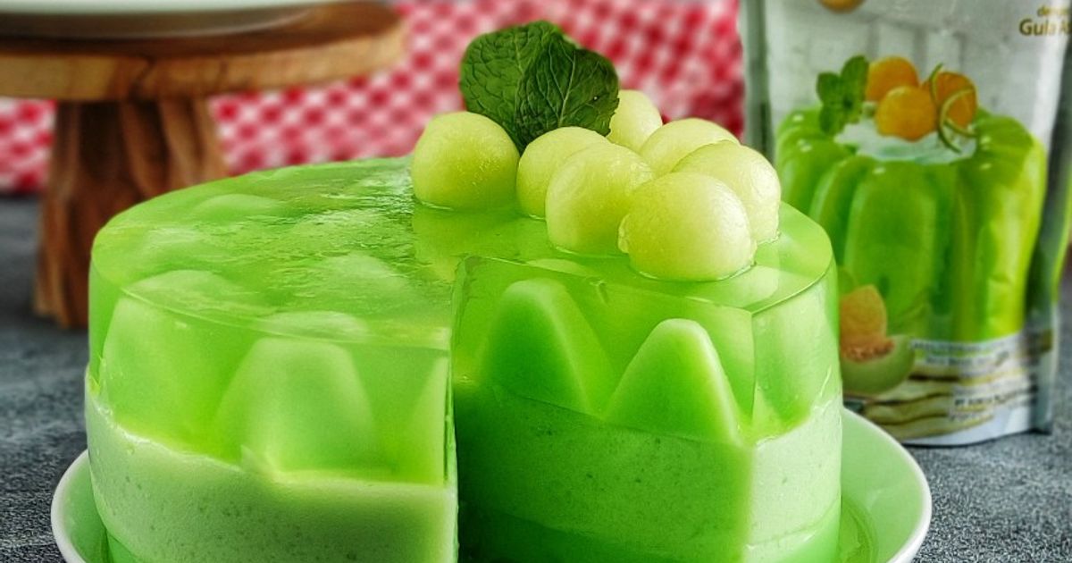 Resep Triple Melon Foam Pudding oleh Heny Fitriawati - Cookpad