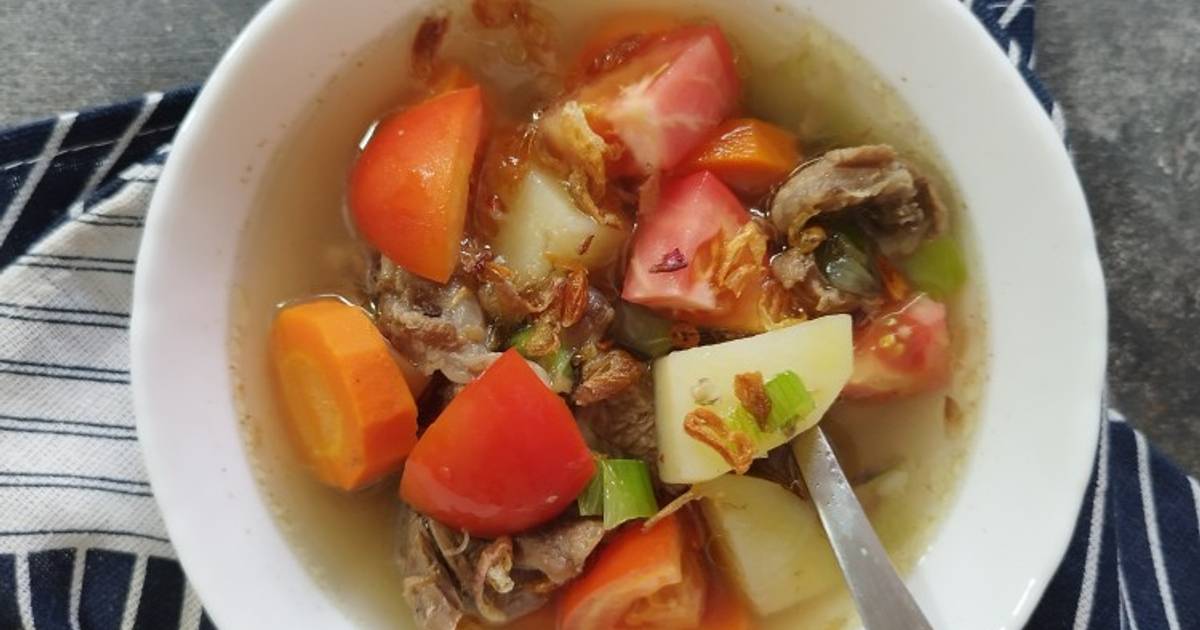 237 resep sup daging sapi dan tetelan enak dan mudah - Cookpad