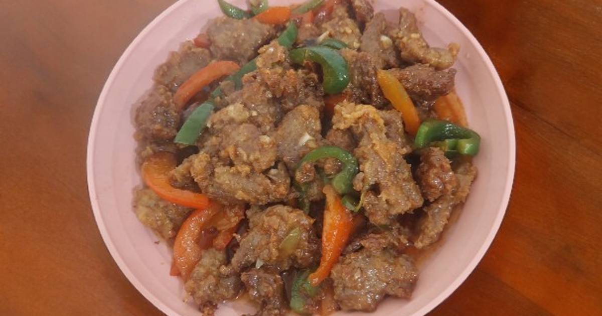 Resep Daging Goreng Paprika oleh Dapur B'wish - Cookpad