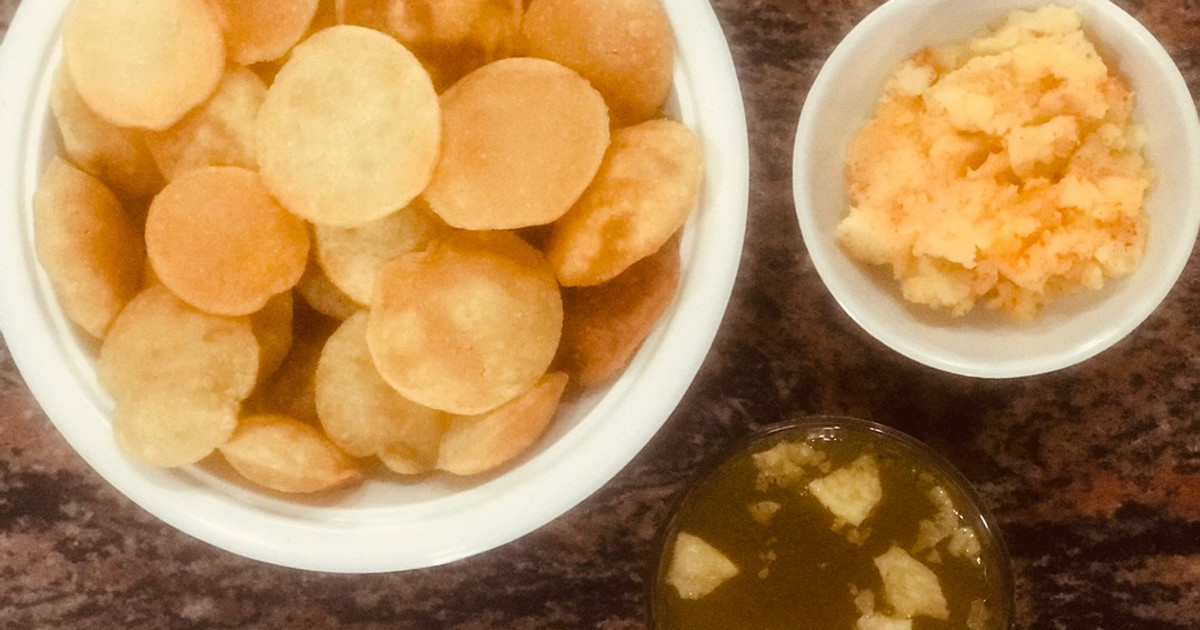Whole Wheat Pani Puri Recipe by Rashmi Kapil Garg - Cookpad