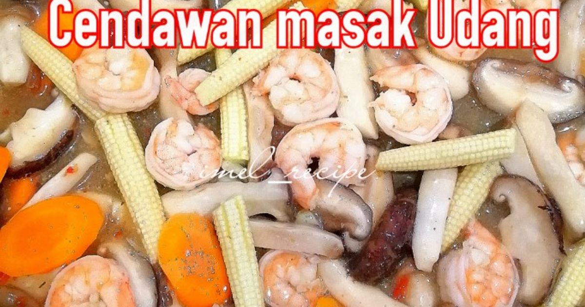 Resipi Cendawan Masak Udang oleh imel_recipe - Cookpad