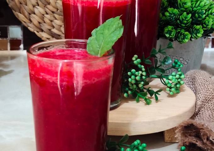Resep Jus Bit Mix Apel, Wortel (Root Beet Juice) oleh Bunda Pashalenko ...