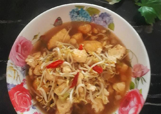 Resep Tauge Tahu Kuah oleh Mey's Cila - Cookpad